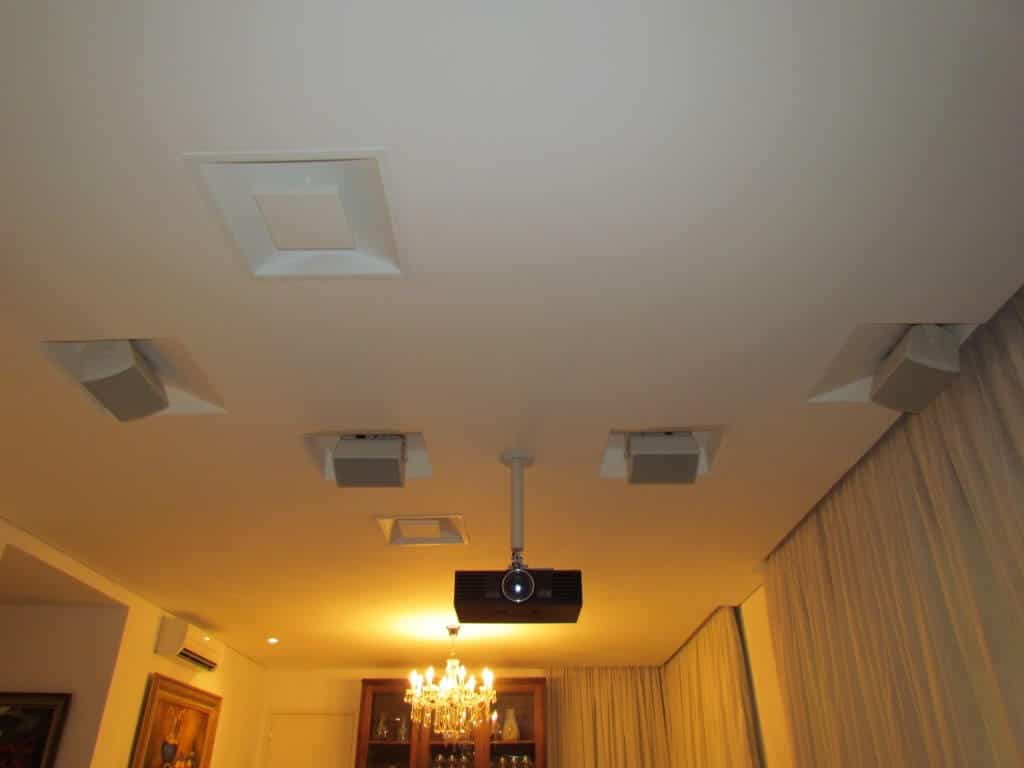 Sala com projeção Multimídia